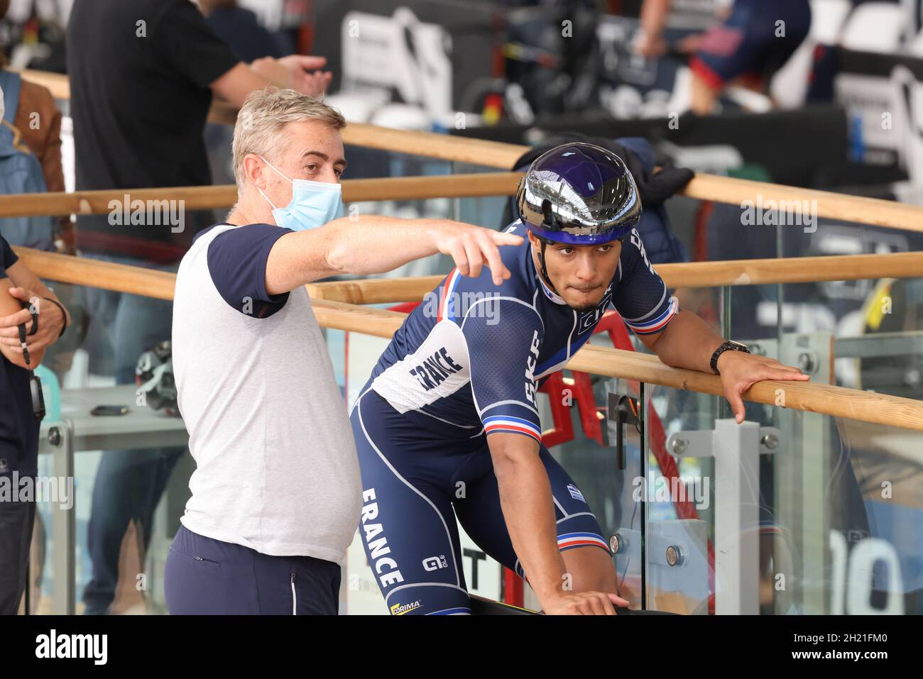 Rayan HELAL team France during the Tissot UCI Track Cycling World ...