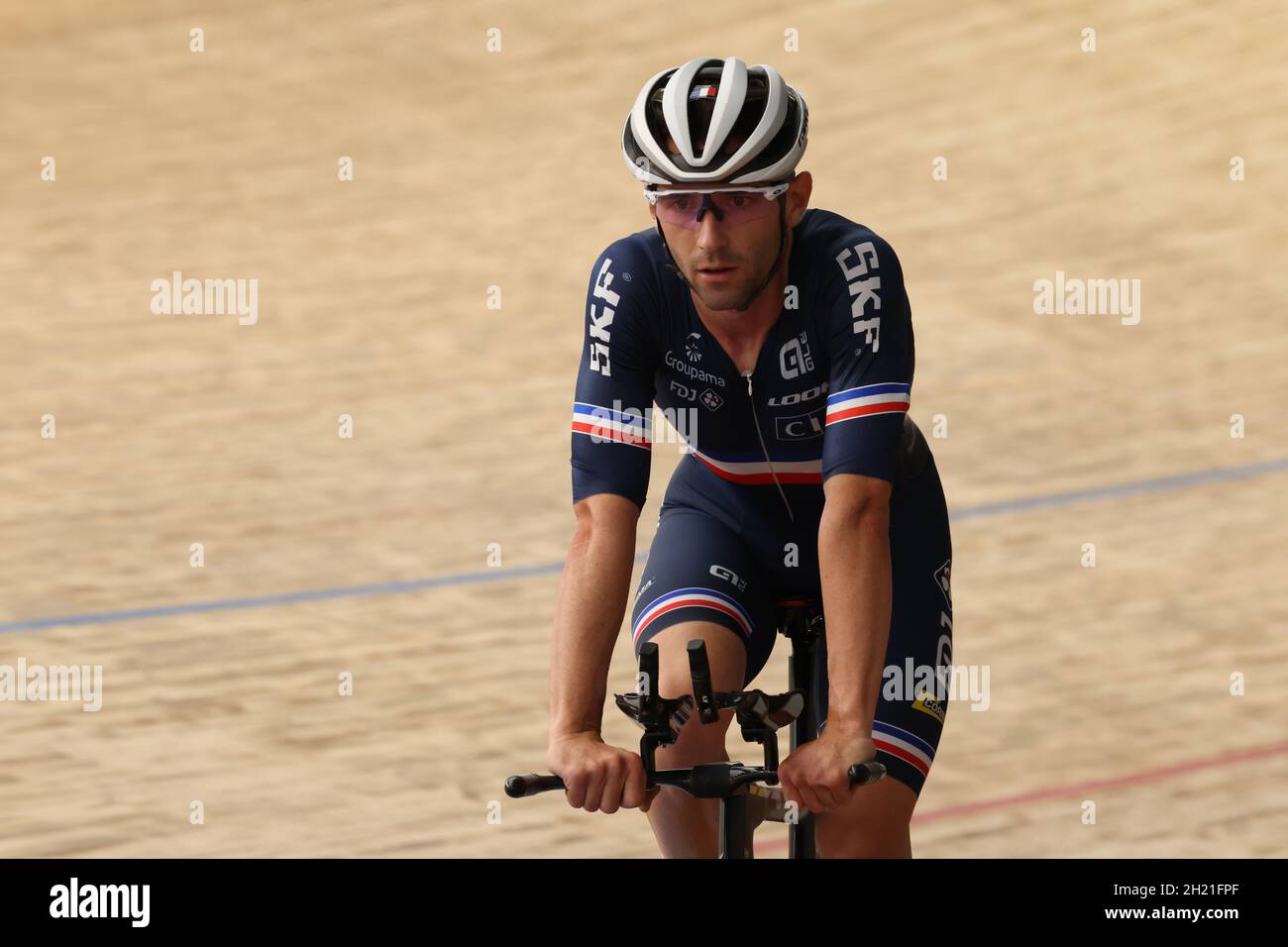Benjamin THOMAS team France during the Tissot UCI Track Cycling World ...