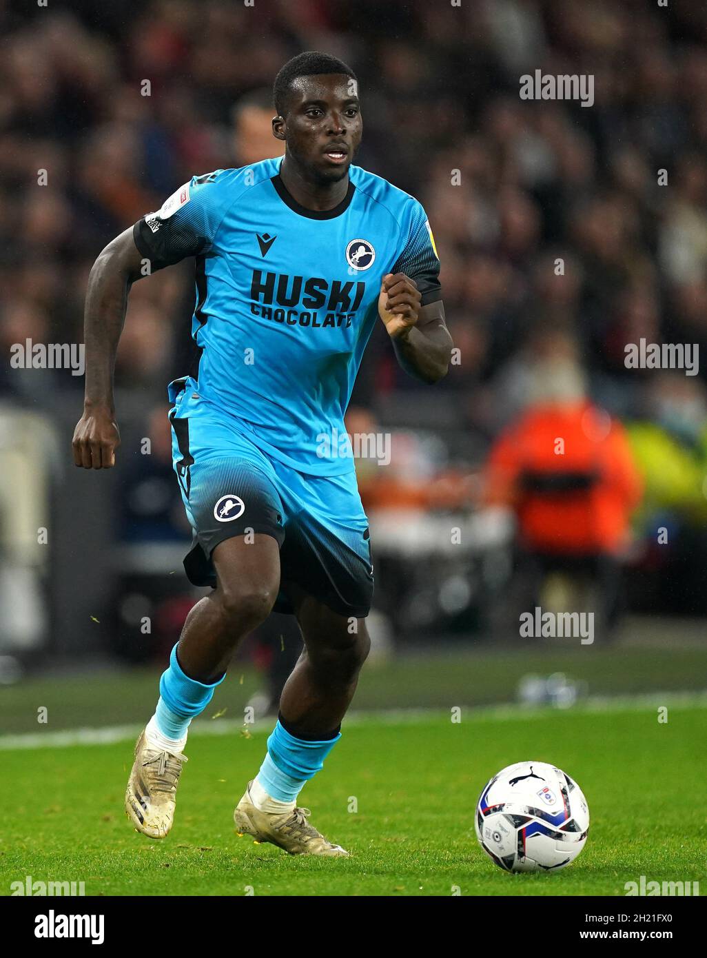 Millwall's Sheyi Ojo during the Sky Bet Championship match at Bramall ...
