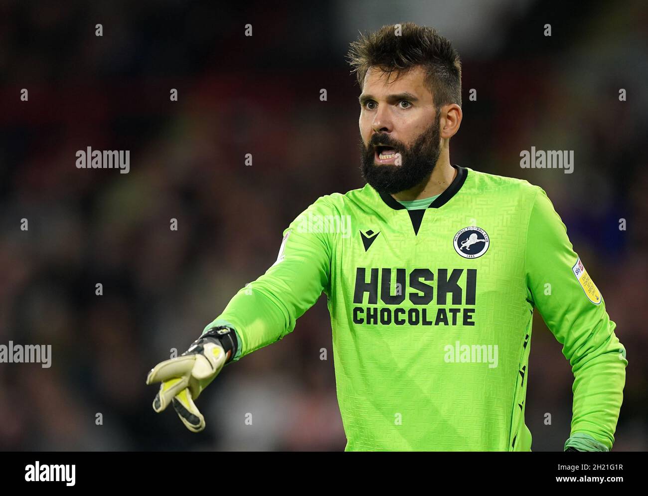 Millwall goalkeeper Bartosz Bialkowski during the Sky Bet Championship ...