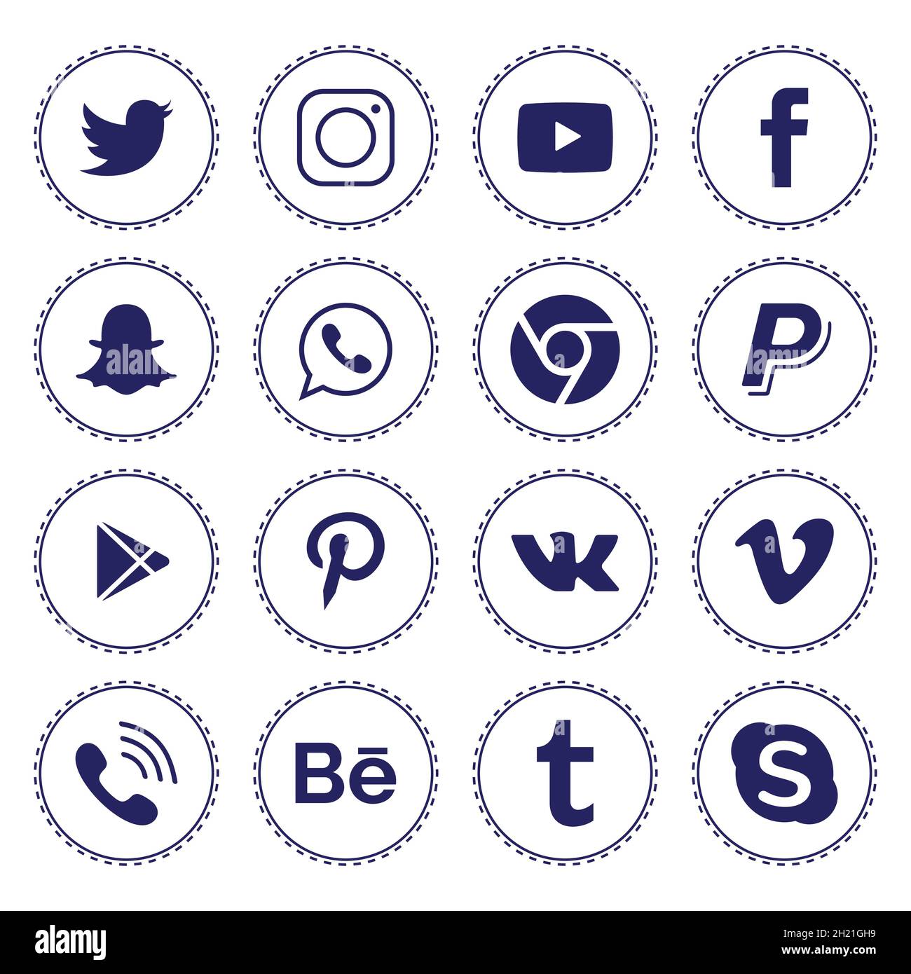 Logo snapchat Stock Vector Images - Alamy