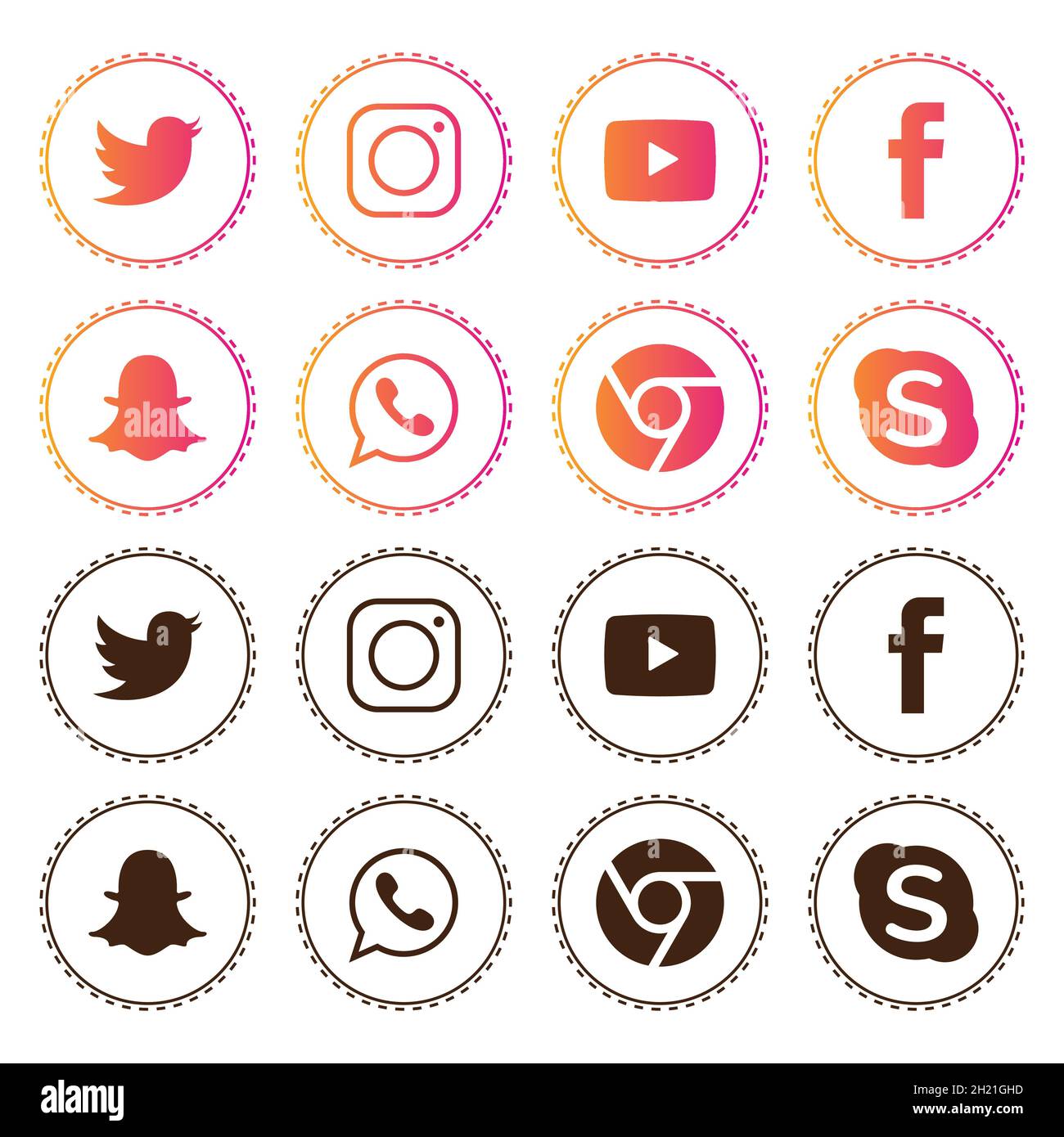 Twitter linkedin facebook up Stock Vector Images - Alamy