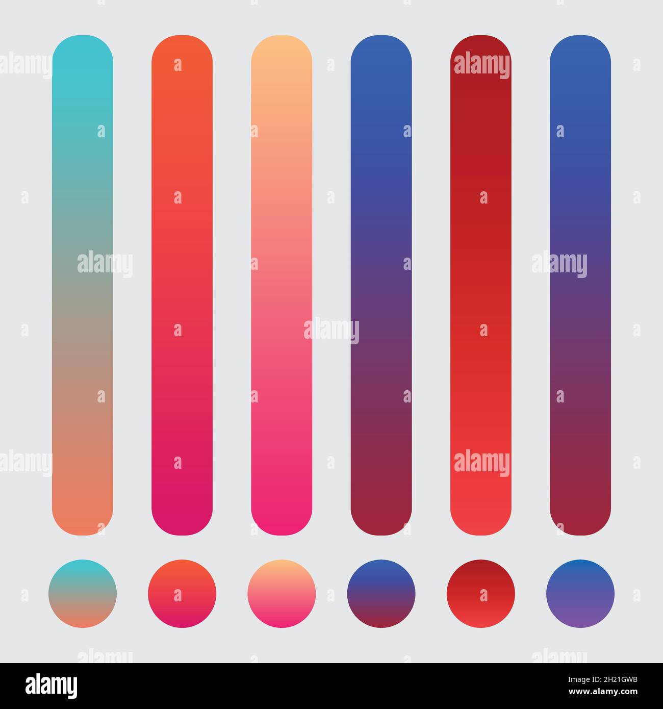Minimalist multicolor circles, abstract 80s vibrant colors and modern gradients sphere isolated ...