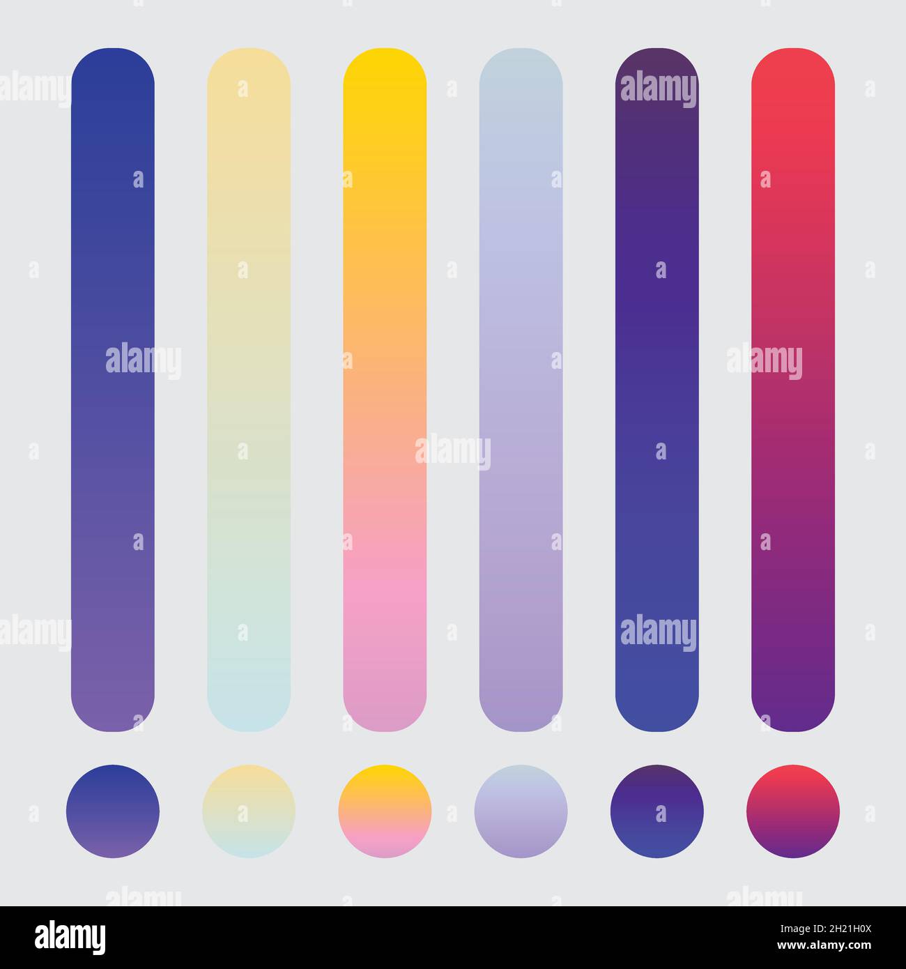 Minimalist multicolor circles, abstract 80s vibrant colors and modern ...