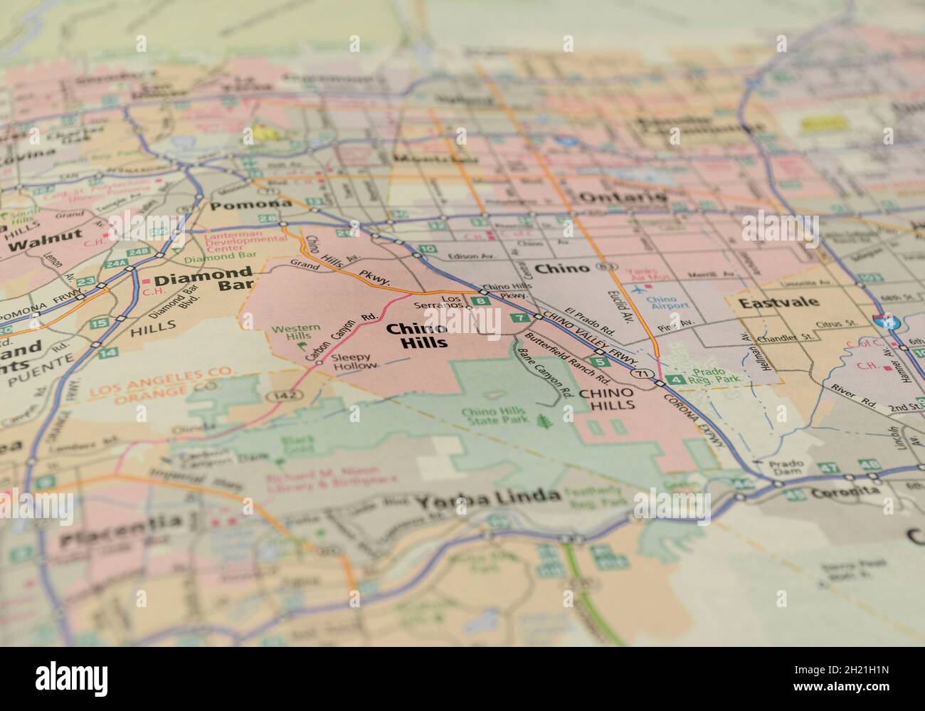 Mapa De Chino California