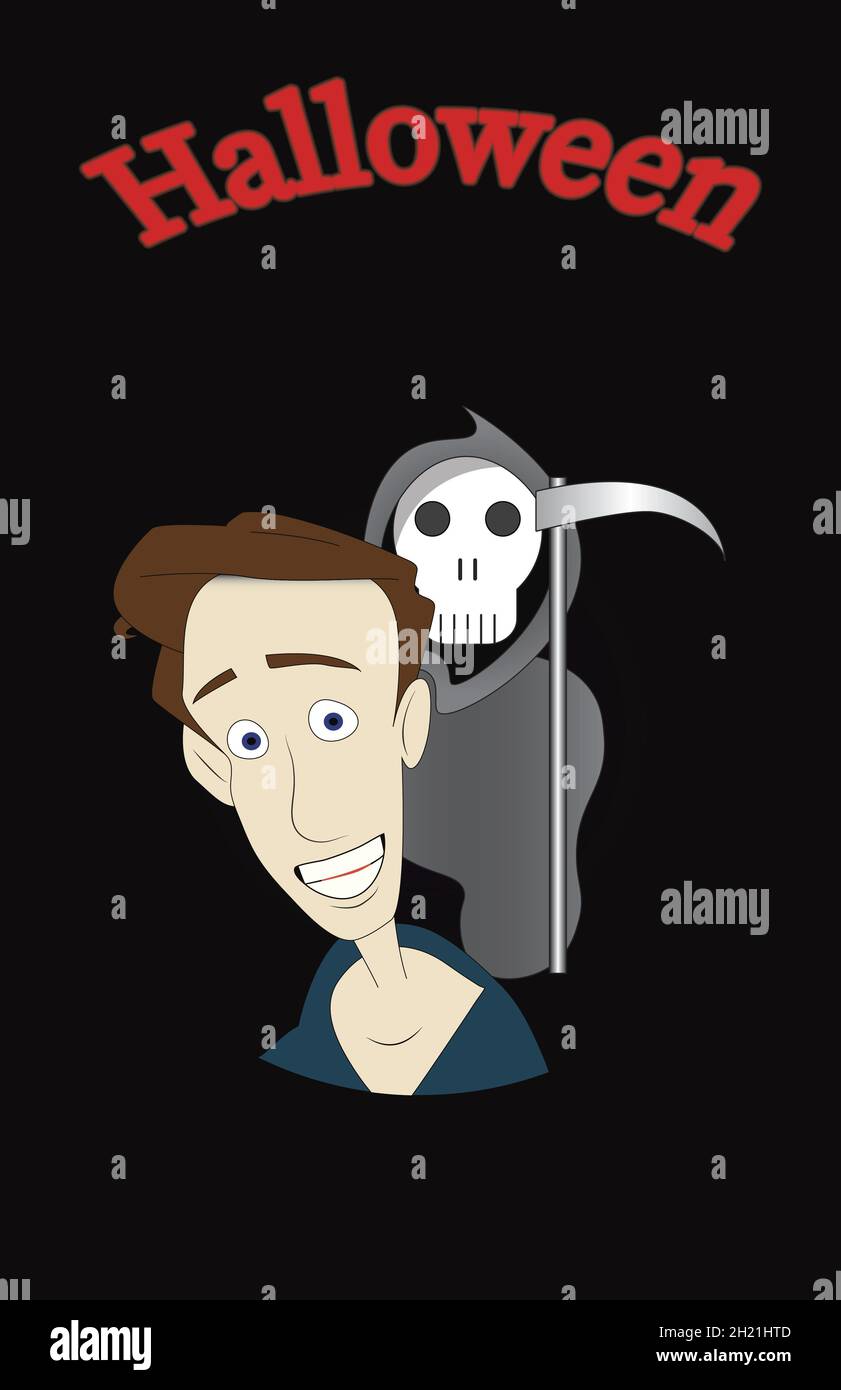 Robed skeleton hi-res stock photography and images - Alamy