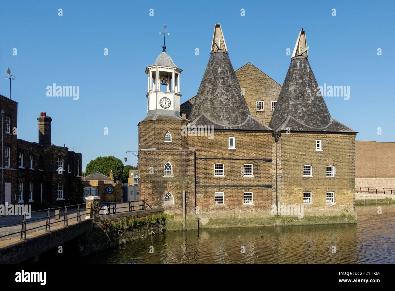 The Clock Mill at Three Mills in Bow in London England United Kingdom ...