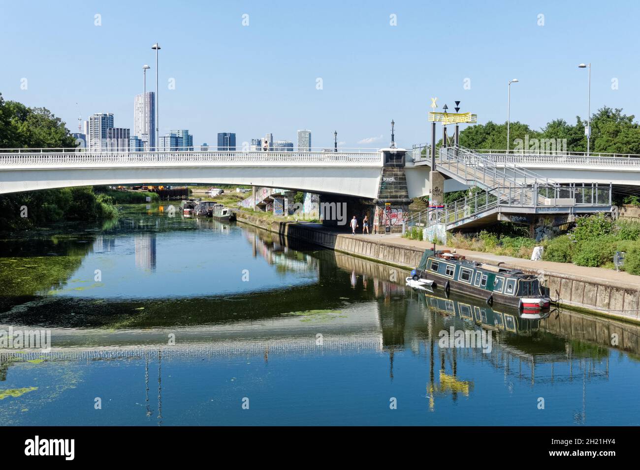 The River Lea, London England United Kingdom UK Stock Photo - Alamy