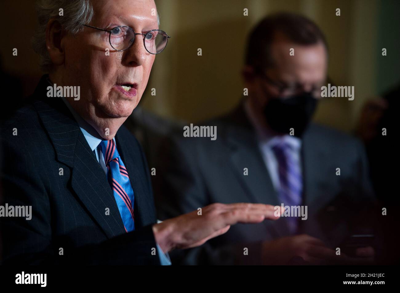 United States Senate Minority Leader Mitch McConnell (Republican of ...