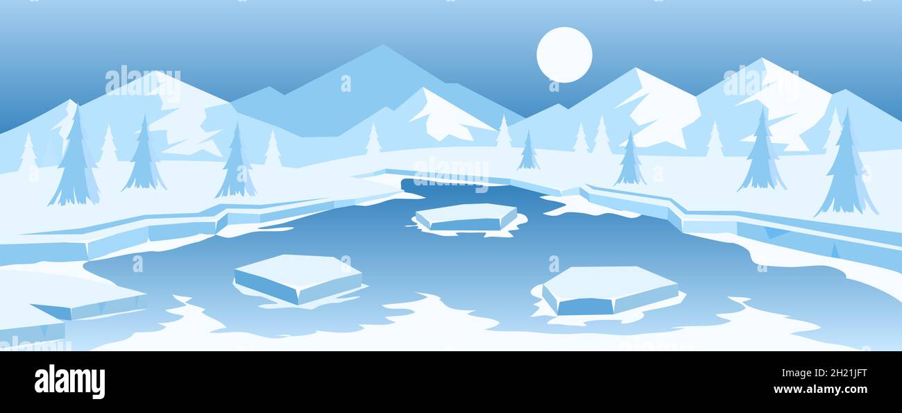 Frozen view Stock Vector Images - Alamy