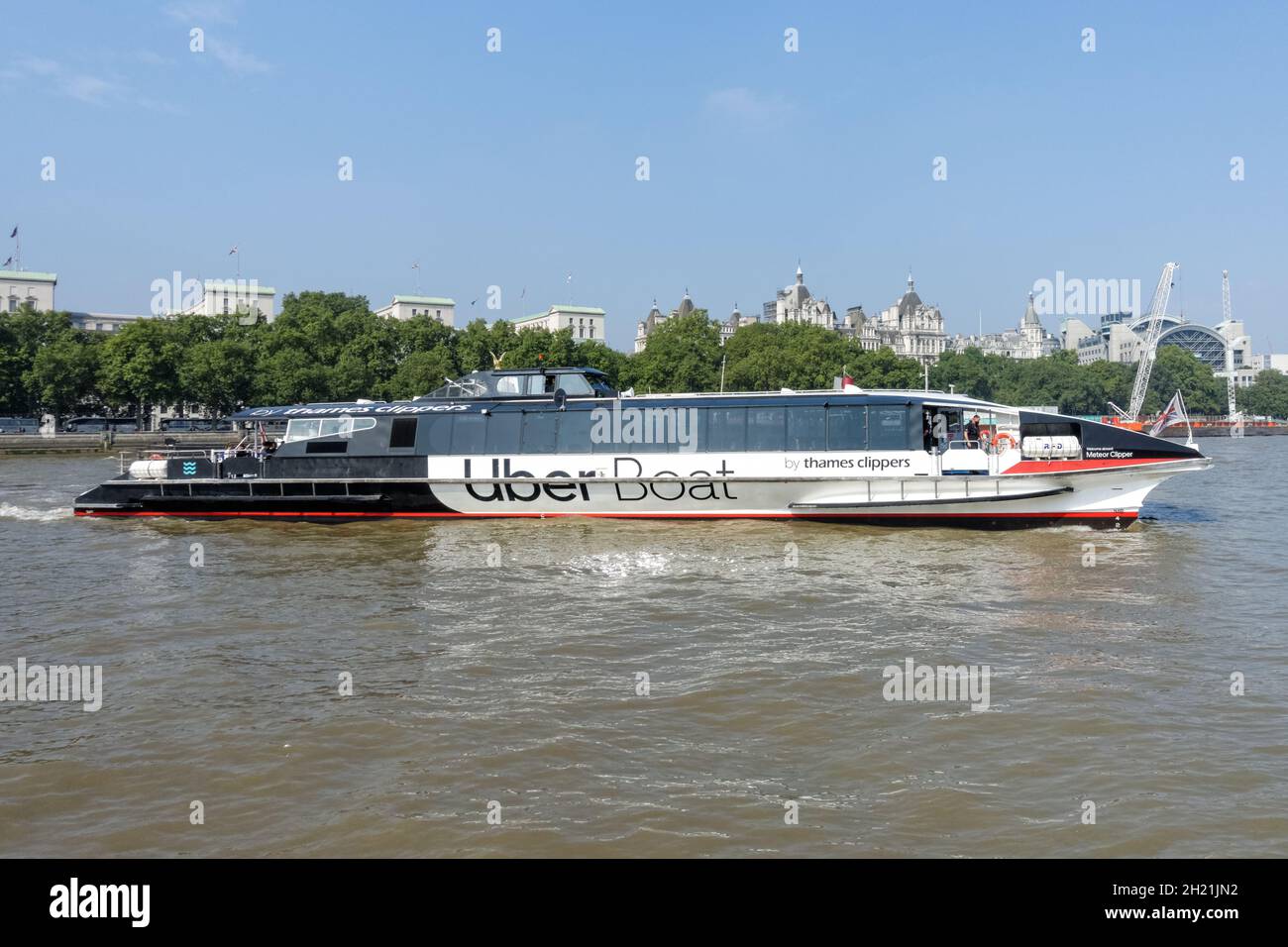 Thames clippers uber boat hi-res stock photography and images - Alamy