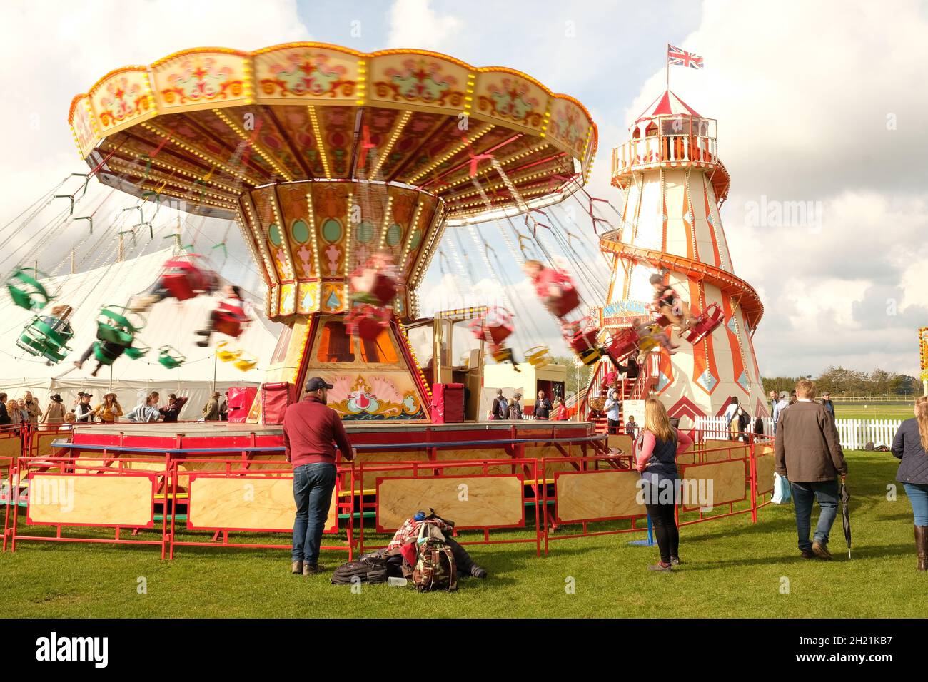 October 2021 - Fun fair at the covid delayed Goodwood Members Meeting ...
