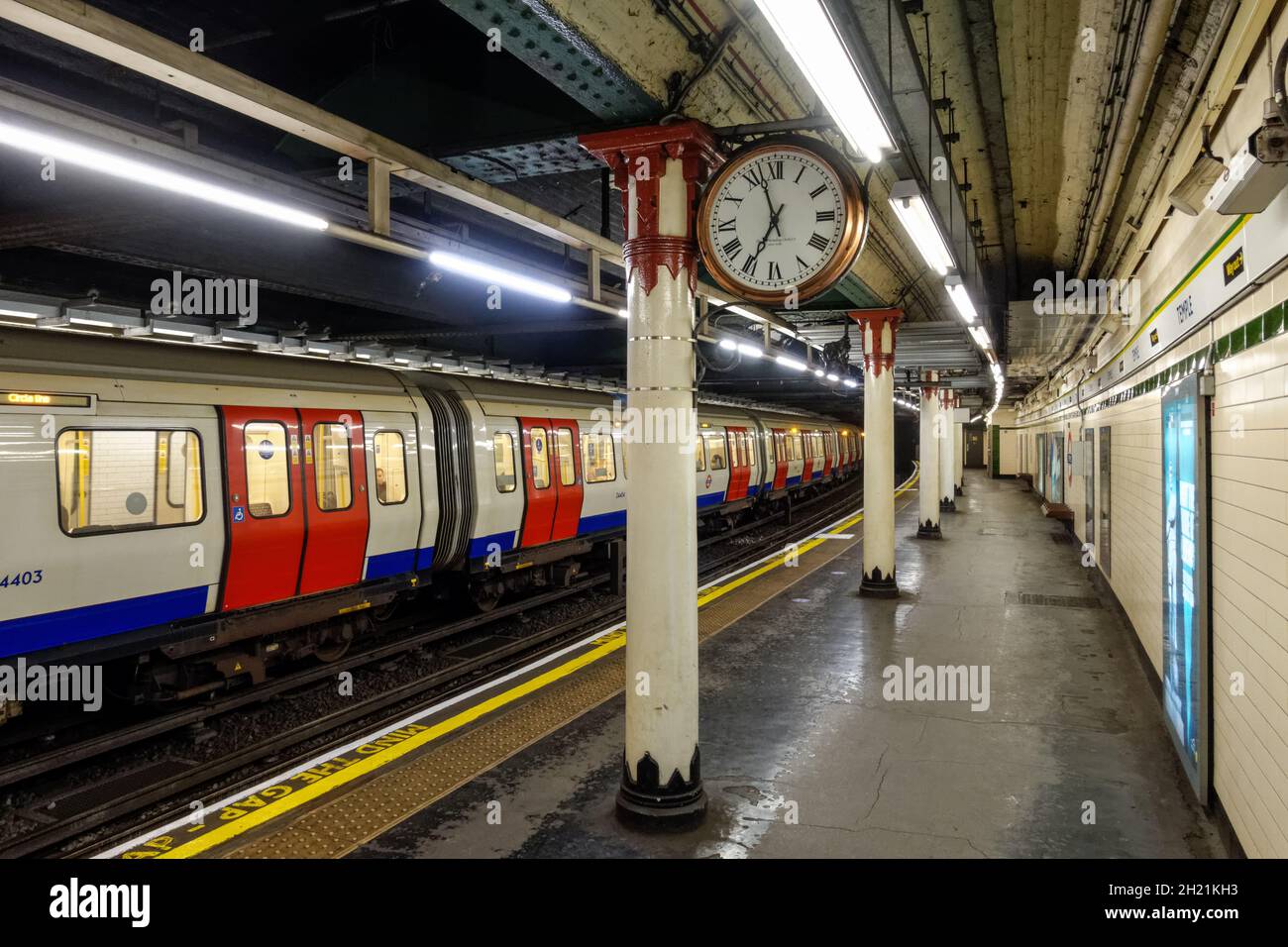 London Underground Temple tube station, London, England United Kingdom ...