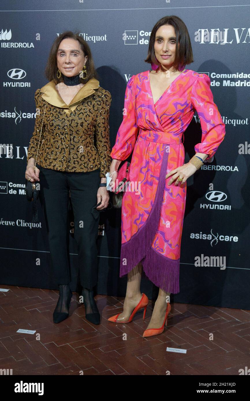 Paloma Arenaza and Paloma Segrelles poses during the Telva Awards to ...