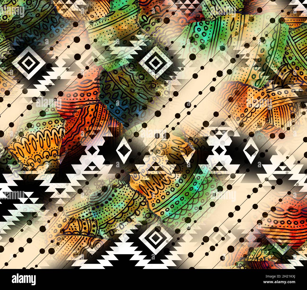 Fabric print pattern.Multicolored background. Colorful pattern ...