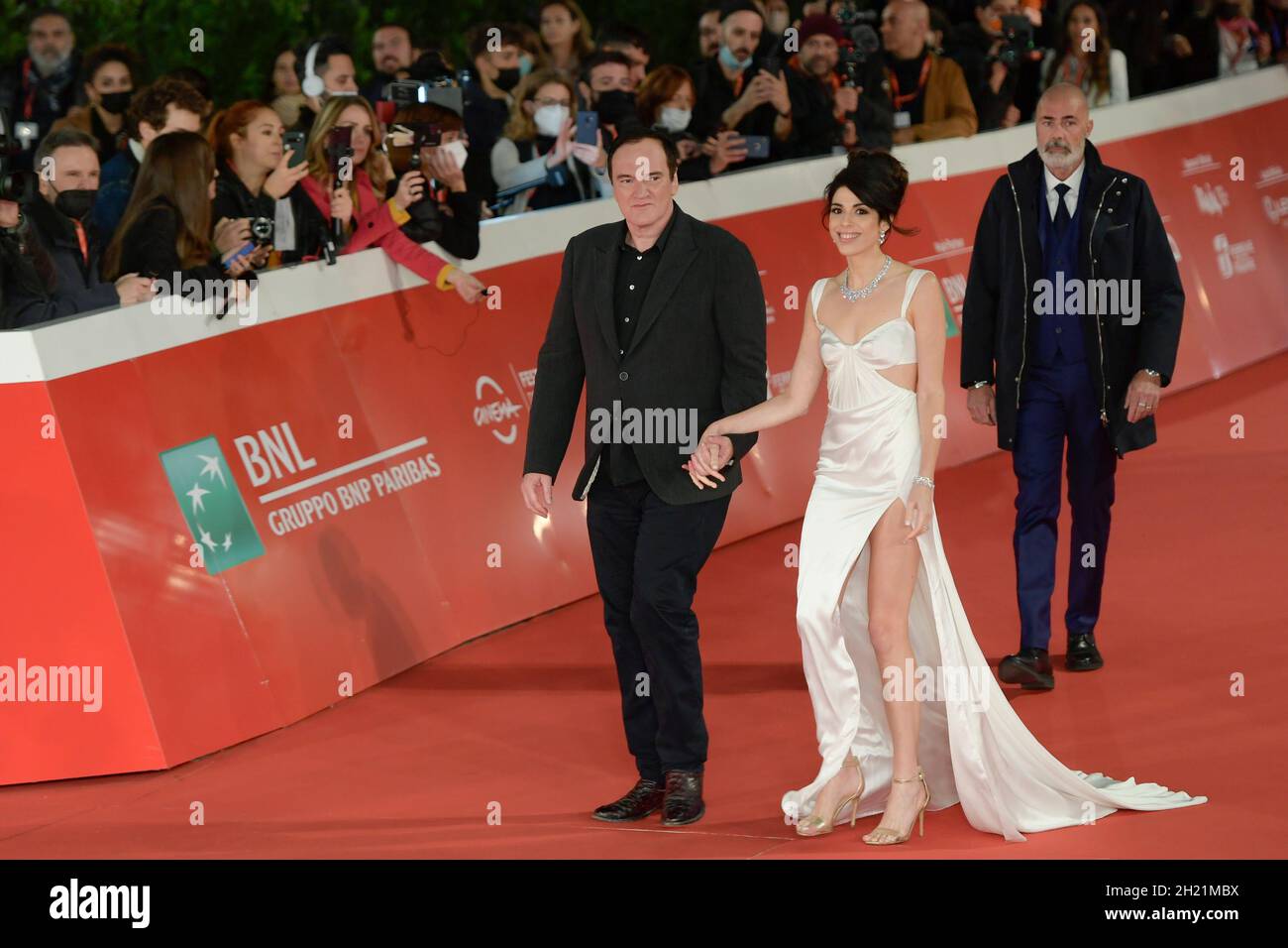 Rome, Italy. 19th Oct, 2021. Quentin Tarantino and wife Daniela Pick ...