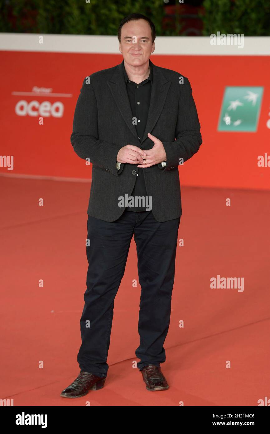 Rome, Italy. 19th Oct, 2021. Quentin Tarantino attends the Quentin ...