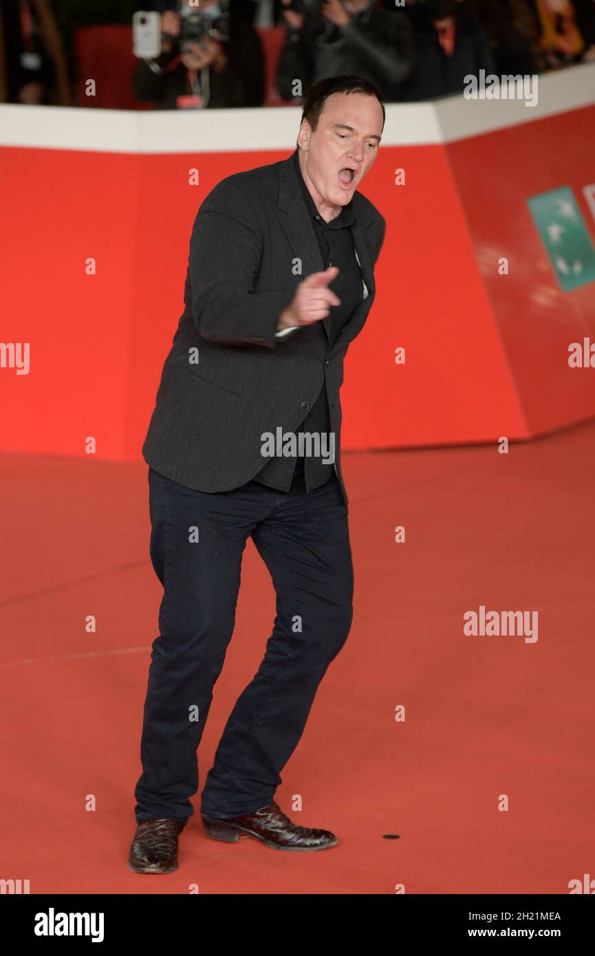 Rome, Italy. 19th Oct, 2021. Quentin Tarantino attends the Quentin ...