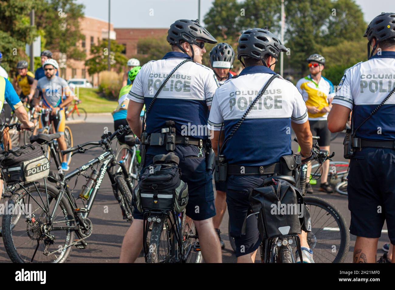 Columbus, OH USA 08-07-2021: Annual Pelatonia fundraiser for the Ohio ...