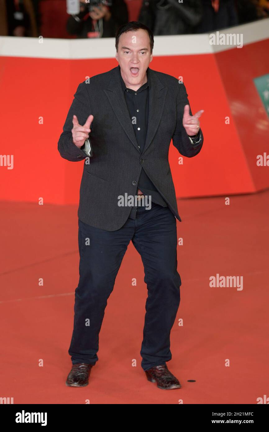 Rome, Italy. 19th Oct, 2021. Quentin Tarantino attends the Quentin ...