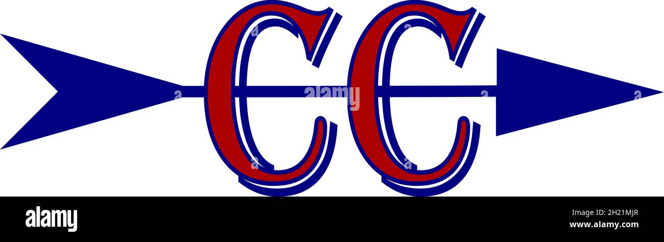 Cross Country Arrow Symbol