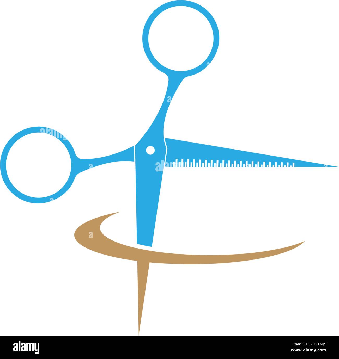 Scissor icon ilustration template vector Stock Vector Image & Art - Alamy
