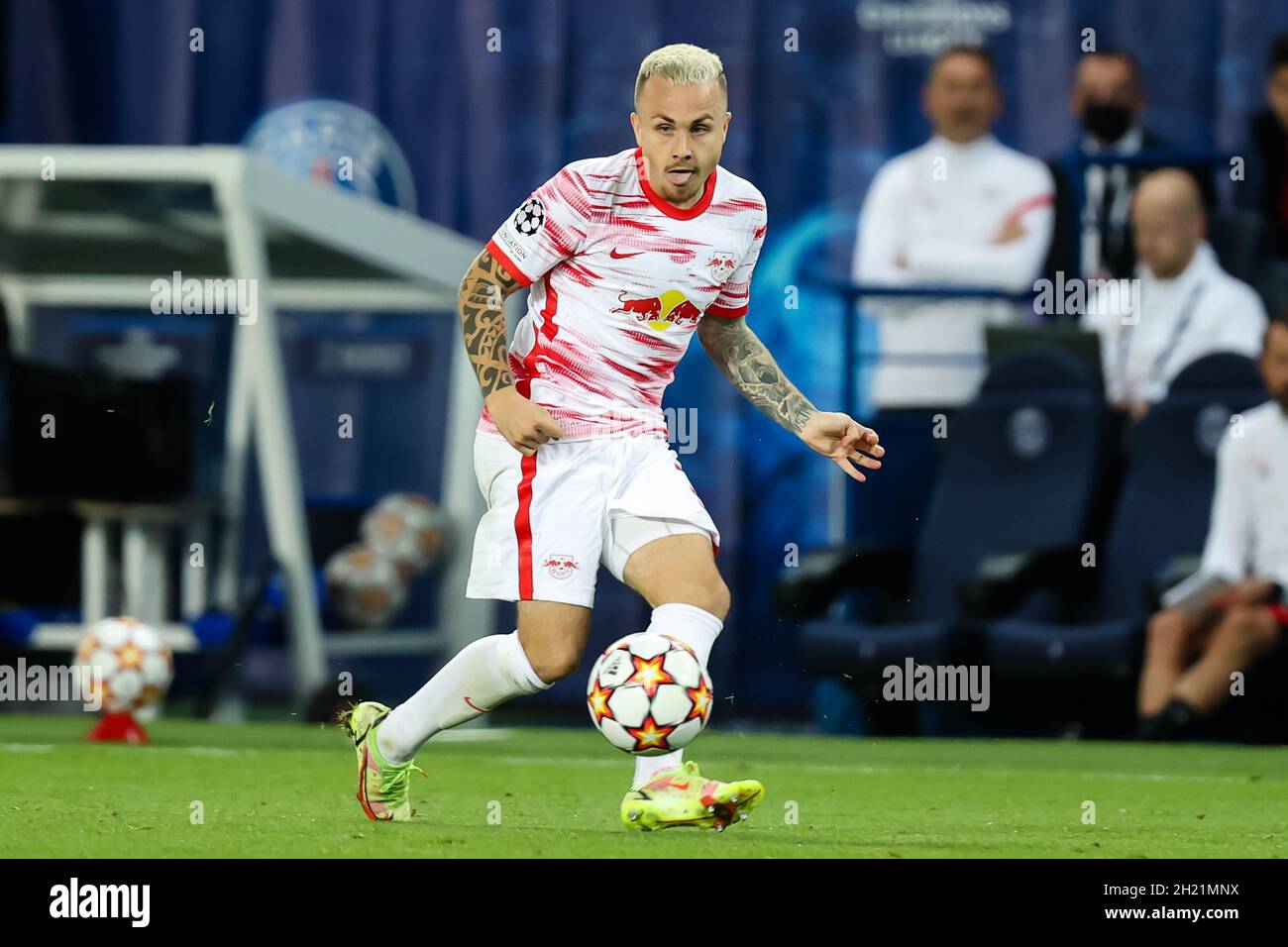 Paris, France, October 19, 2021, Jose Angel Esmoris Tasende of RB ...