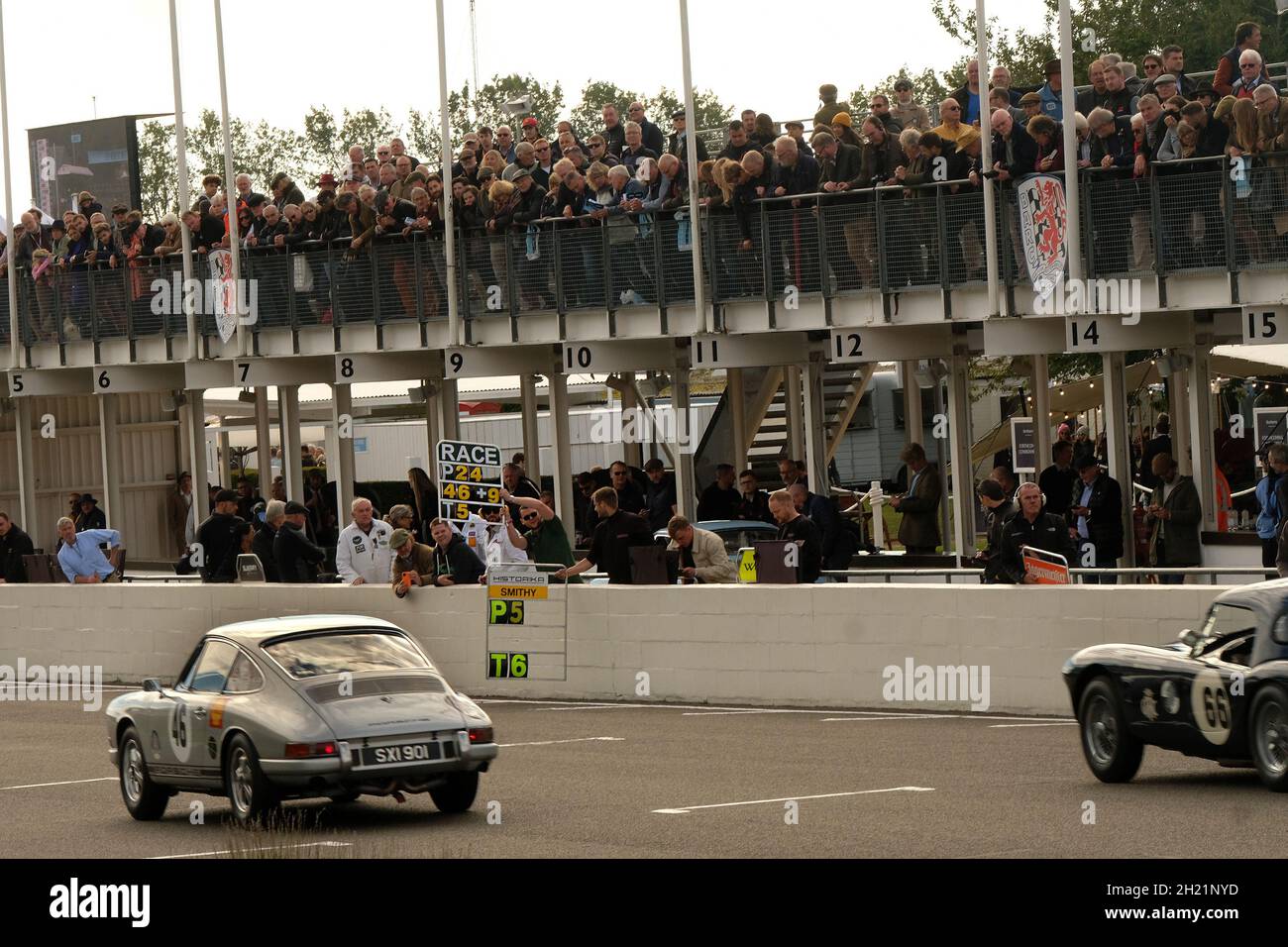 October 2021 - Pit boards out for the drivers to see during the covid ...