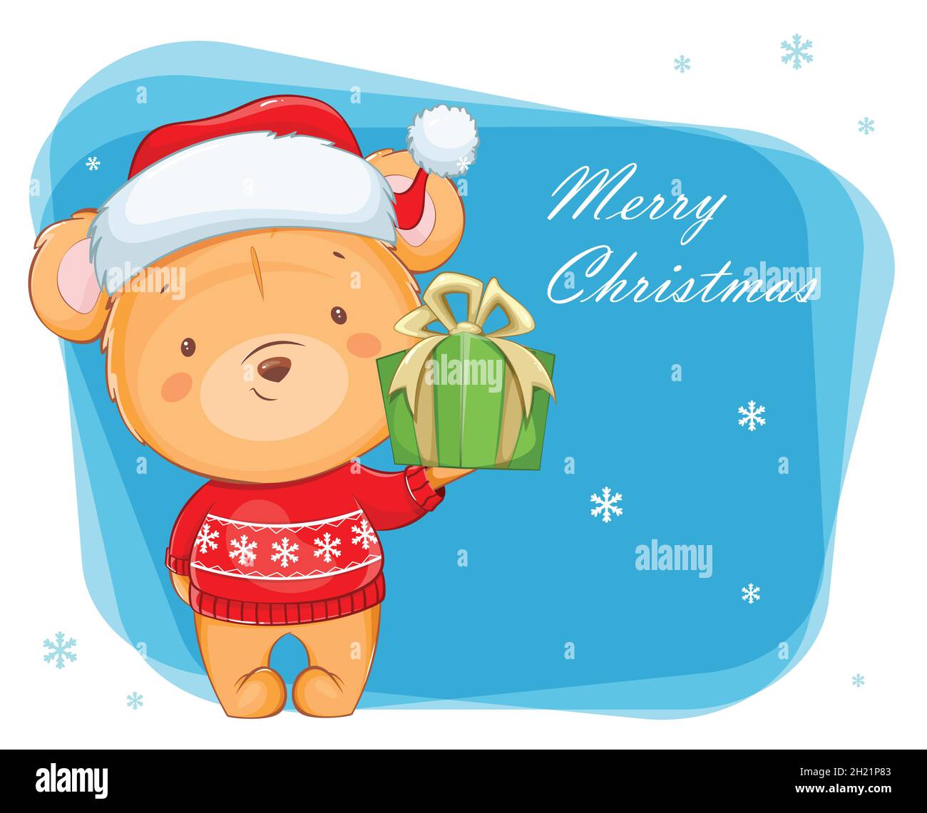 Bear in box cartoon Cut Out Stock Images & Pictures - Alamy