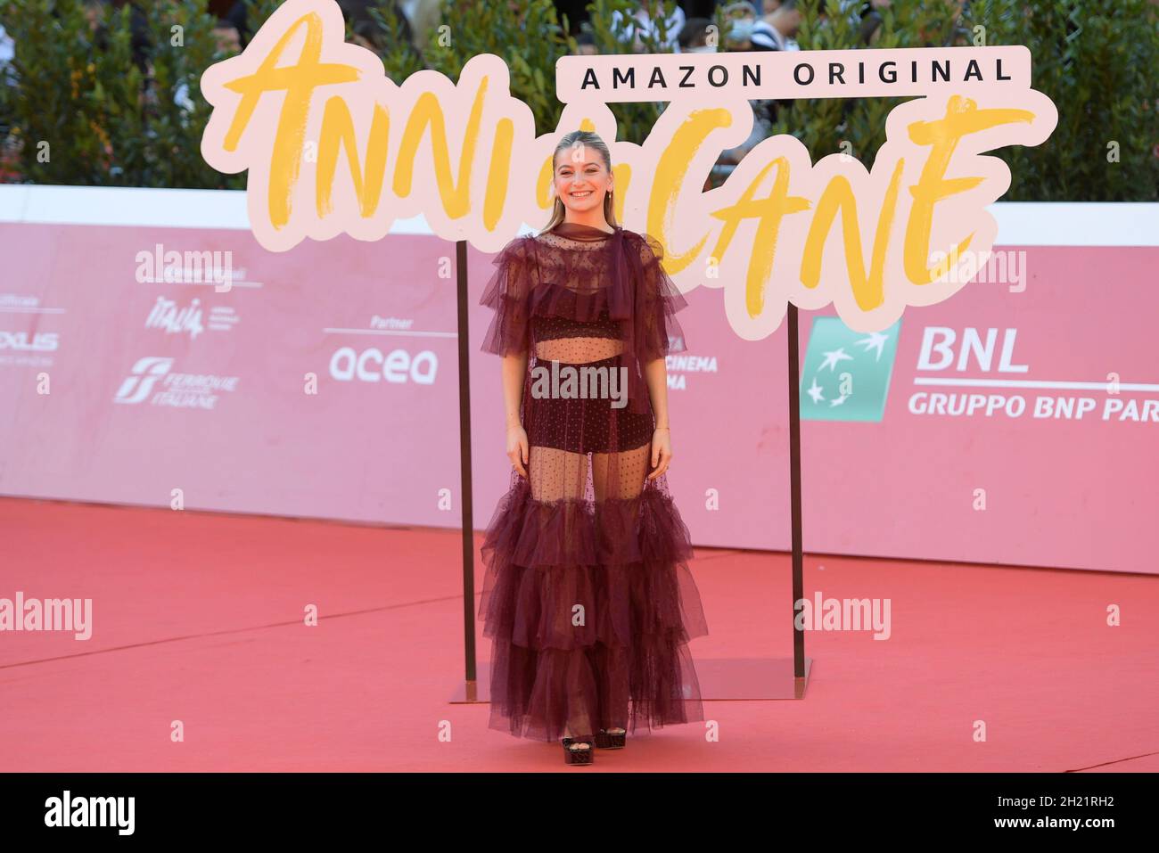 Marta Losito attends the red carpet of Anni da cane at Auditorium Parco ... Marta Losito attends the red carpet of Anni da cane at Auditorium Parco ...
