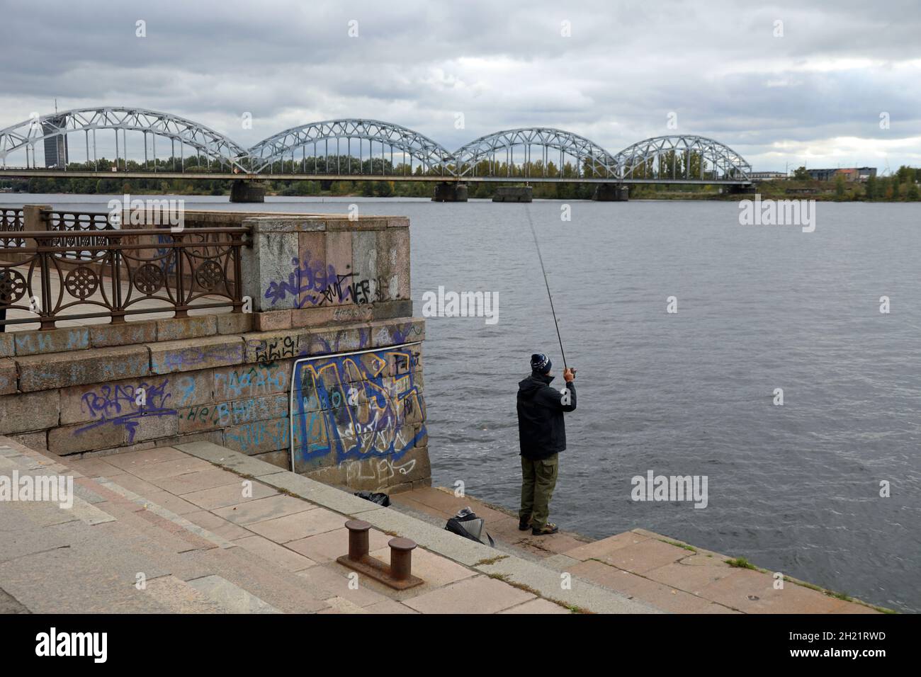 Fishing in latvia hi-res stock photography and images - Alamy