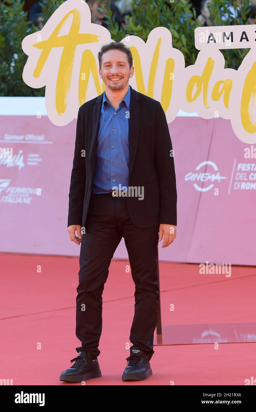 Fabio Mollo attends the red carpet of Anni da cane at Auditorium Parco ...