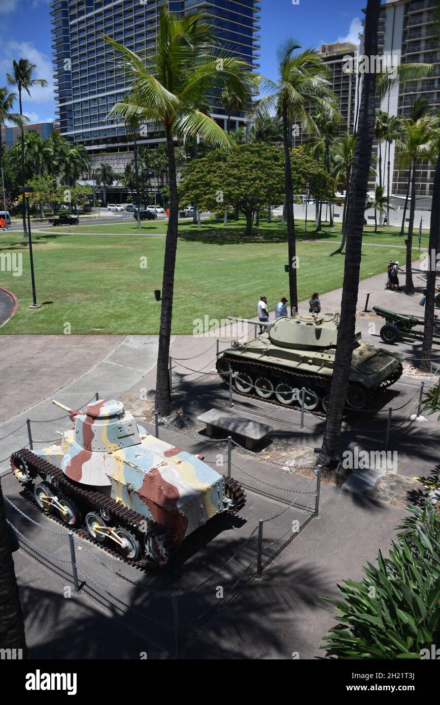 Oahu, HI. U.S.A. 6/9/2021. Fort DeRussy. Constructed Batteries Randolph ...
