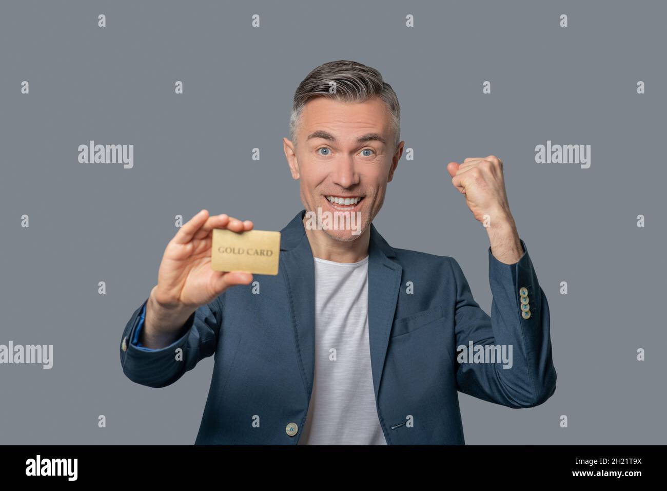 Mature man credit card hi-res stock photography and images - Alamy