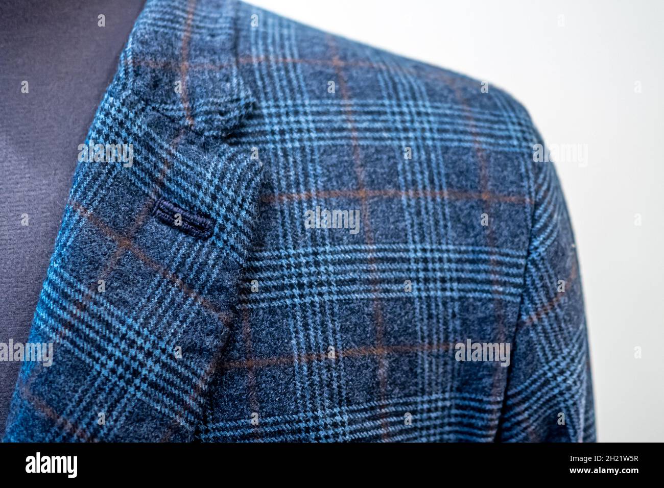 Check wool suit fabric hi-res stock photography and images - Alamy