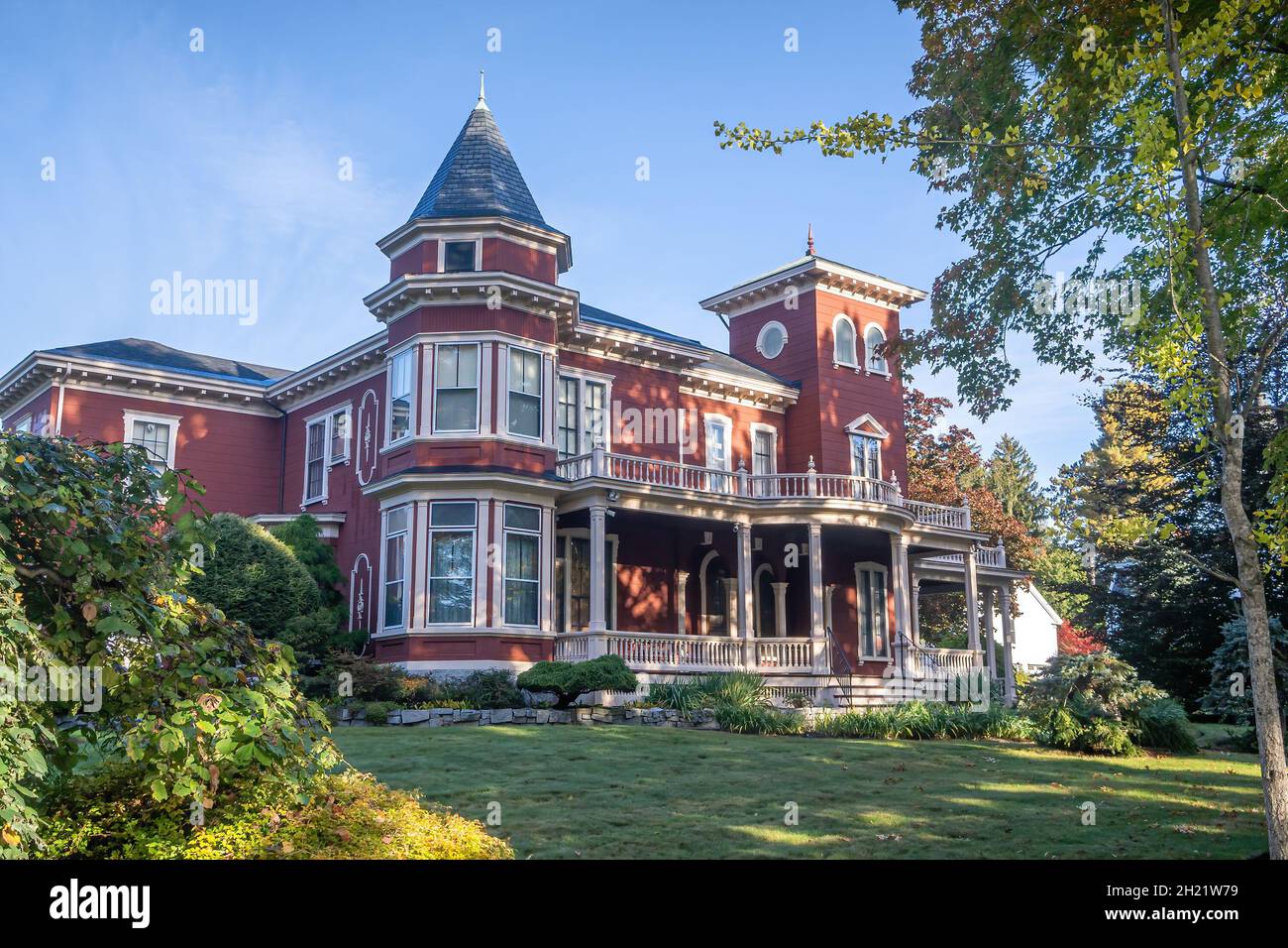 Bangor, ME - USA - Oct. 12, 2021: Three quarter view of Stephen King's ...