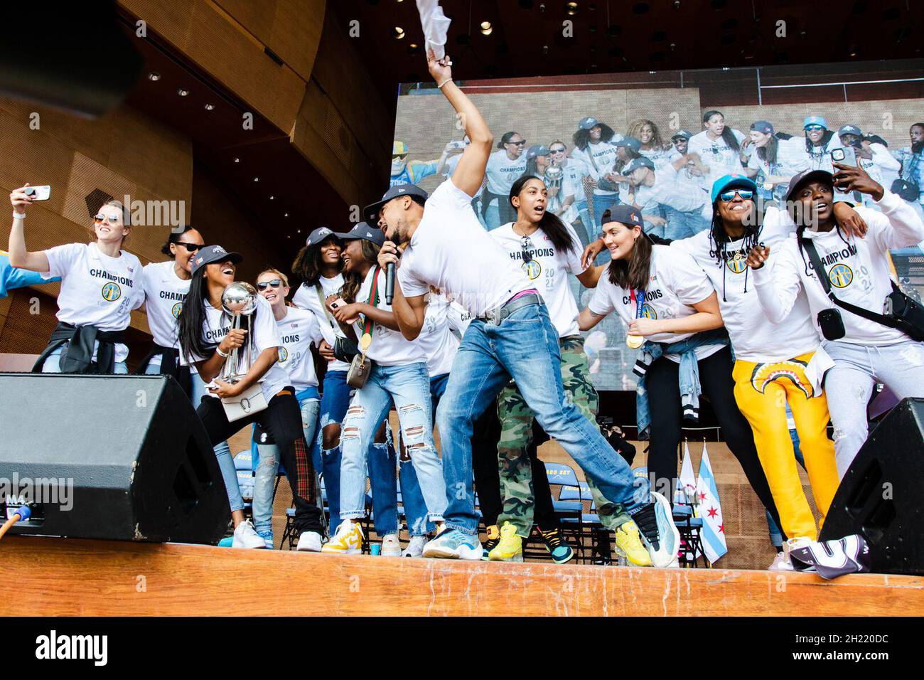 Chance the rapper parade hi-res stock photography and images - Alamy