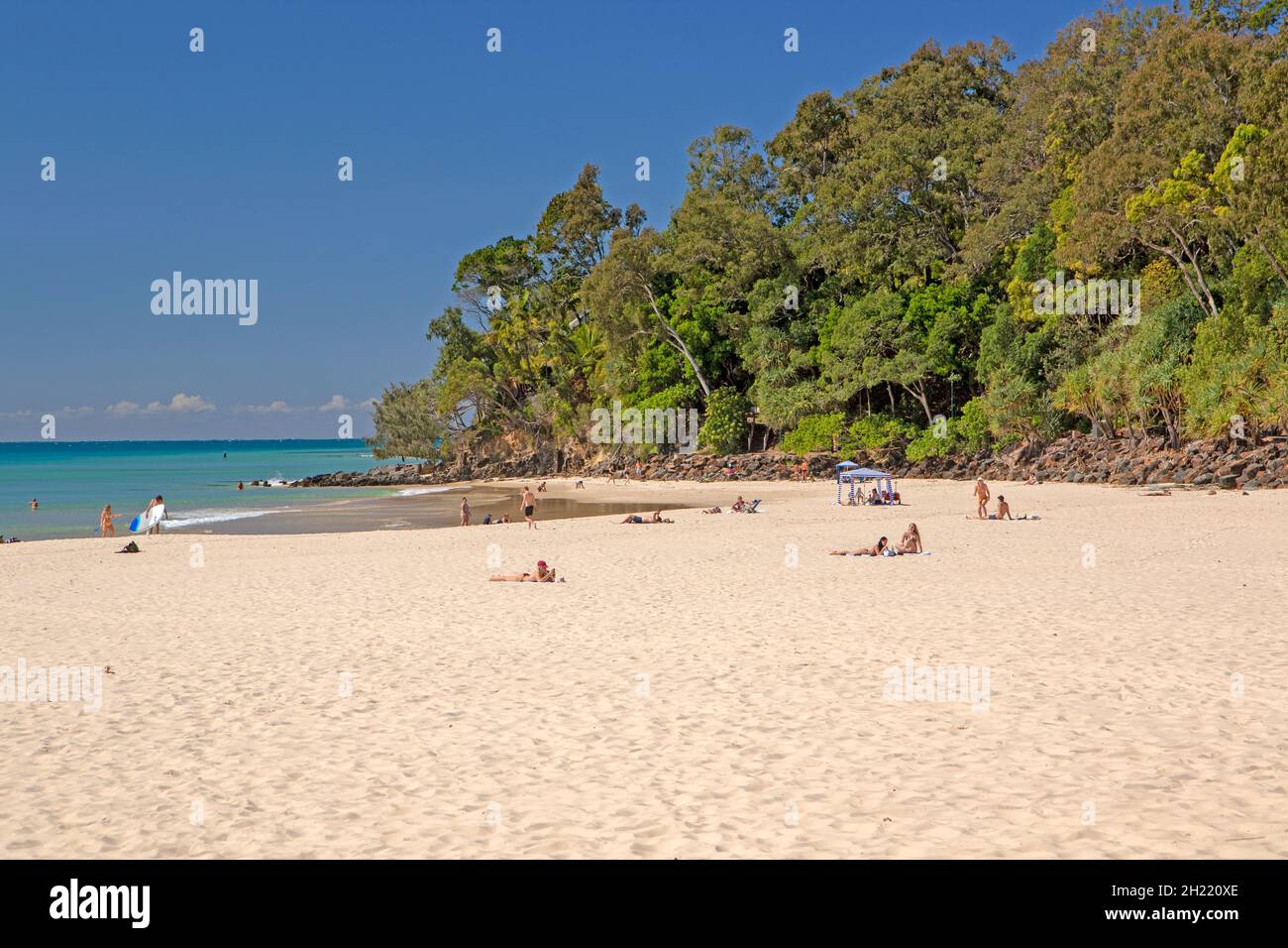Noosa Main Beach Stock Photo - Alamy