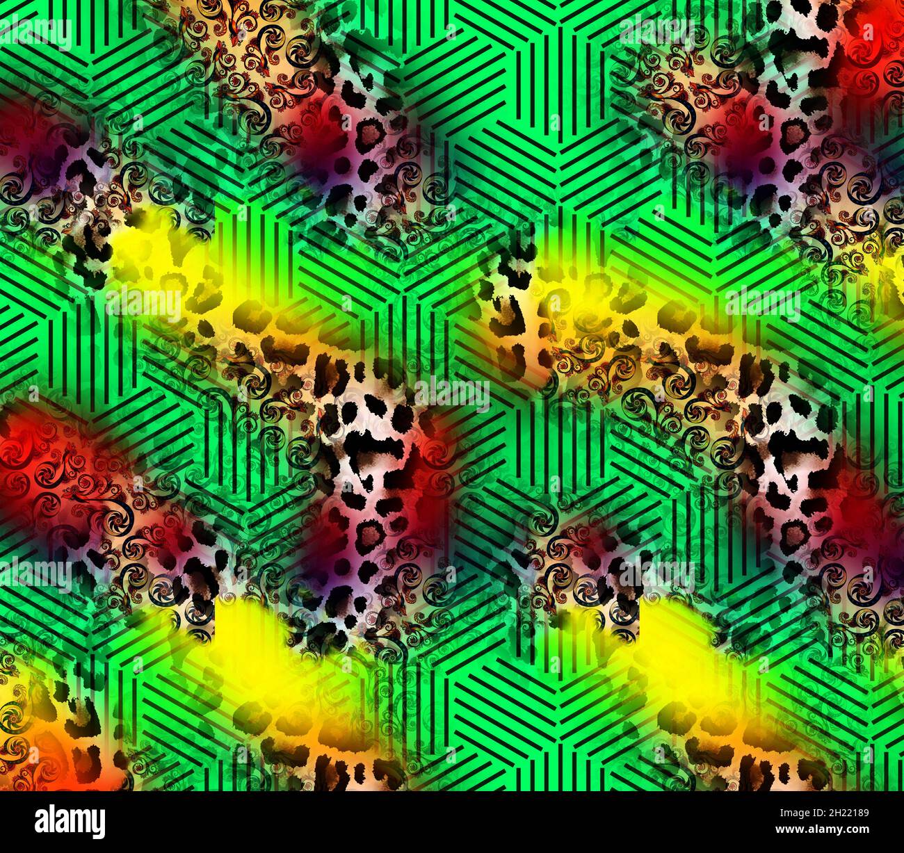 textile fabric print patterns, fashion designs Stock Photo - Alamy