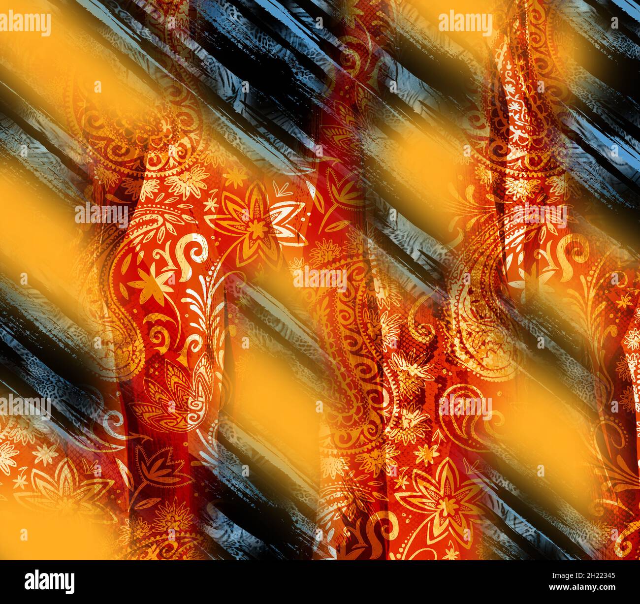 textile fabric print patterns, fashion designs Stock Photo - Alamy