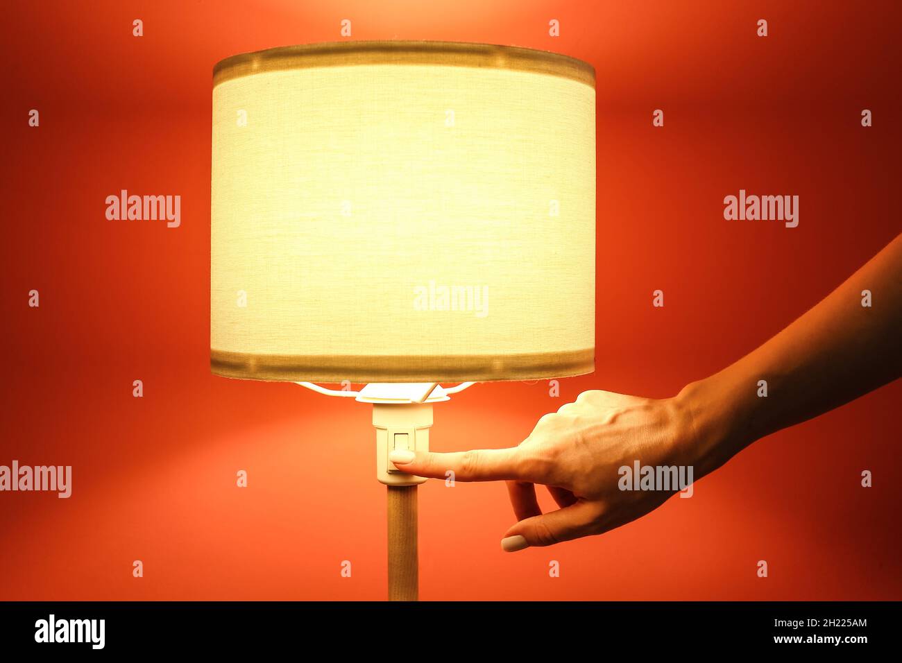 Turning off lamp hi-res stock photography and images - Alamy