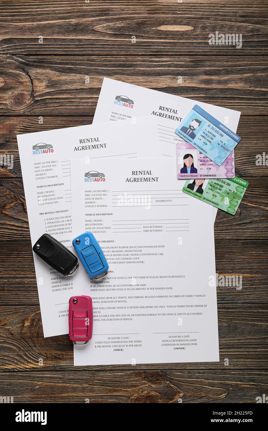 Driving licenses car keys on hi-res stock photography and images - Alamy