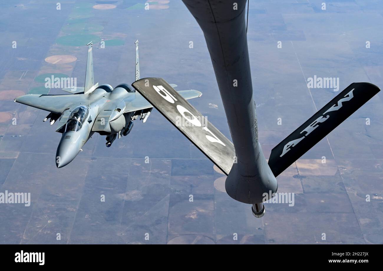 An F-15EX assigned to the 85th Test and Evaluation Squadron, Eglin Air ...