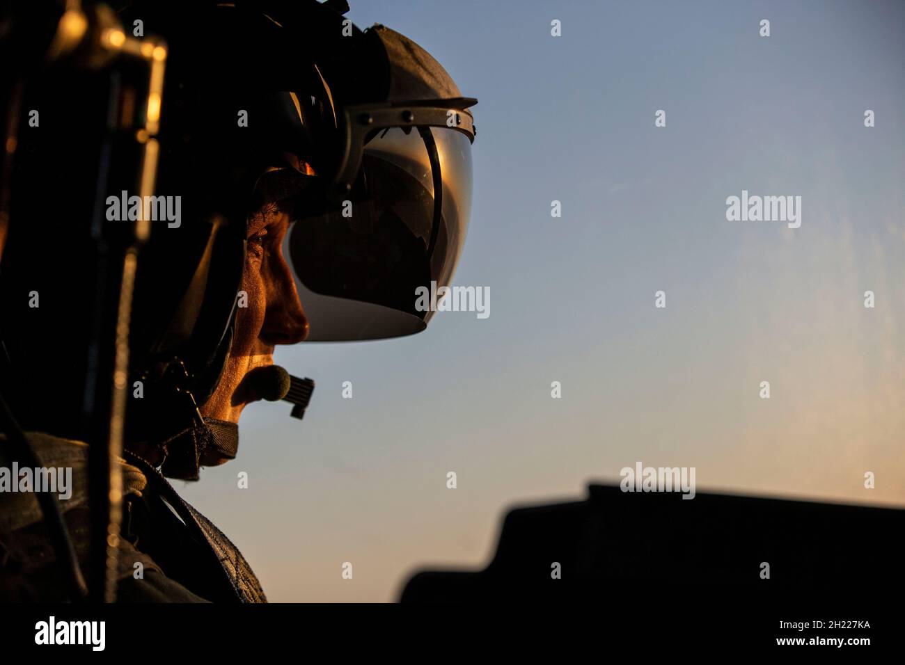 U.S. Marine Capt. Steve Vining, a UH-1Y Venom helicopter pilot with ...