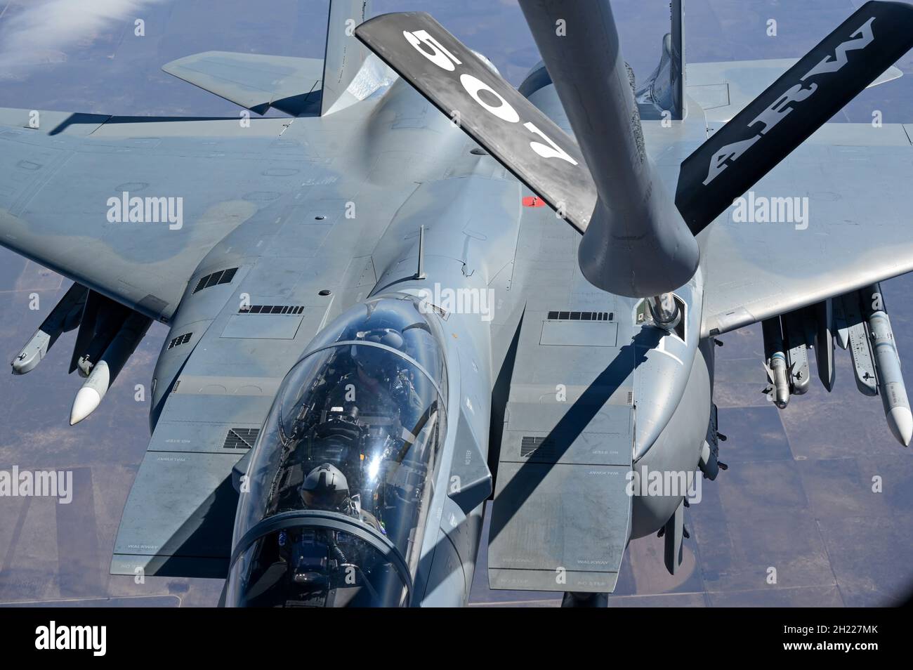 An F-15EX assigned to the 85th Test and Evaluation Squadron, Eglin Air ...
