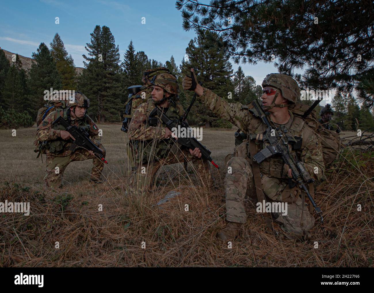 A U.S. Army paratrooper assigned to 1st Battalion, 503rd Infantry ...