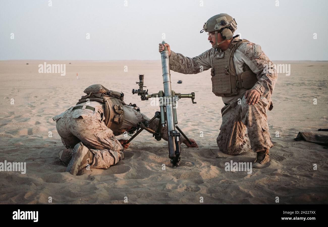 211013-M-OY155-2002 CAMP BUEHRING, Kuwait (Oct. 13, 2021) Marine Corps ...