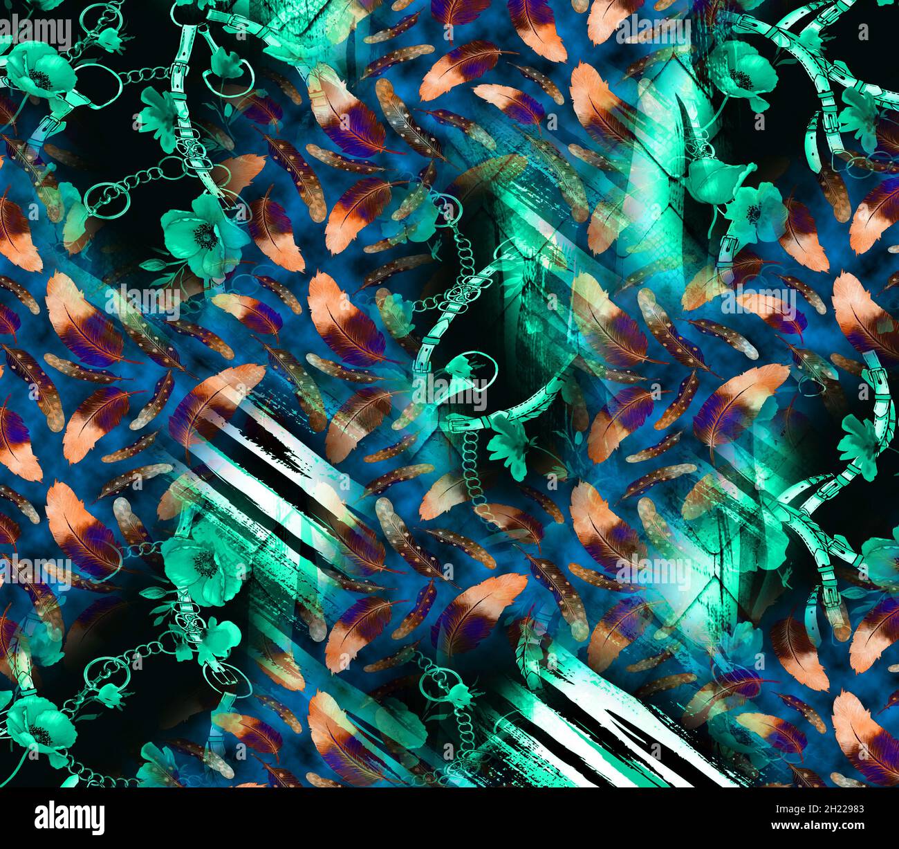 textile fabric print patterns, fashion designs Stock Photo - Alamy