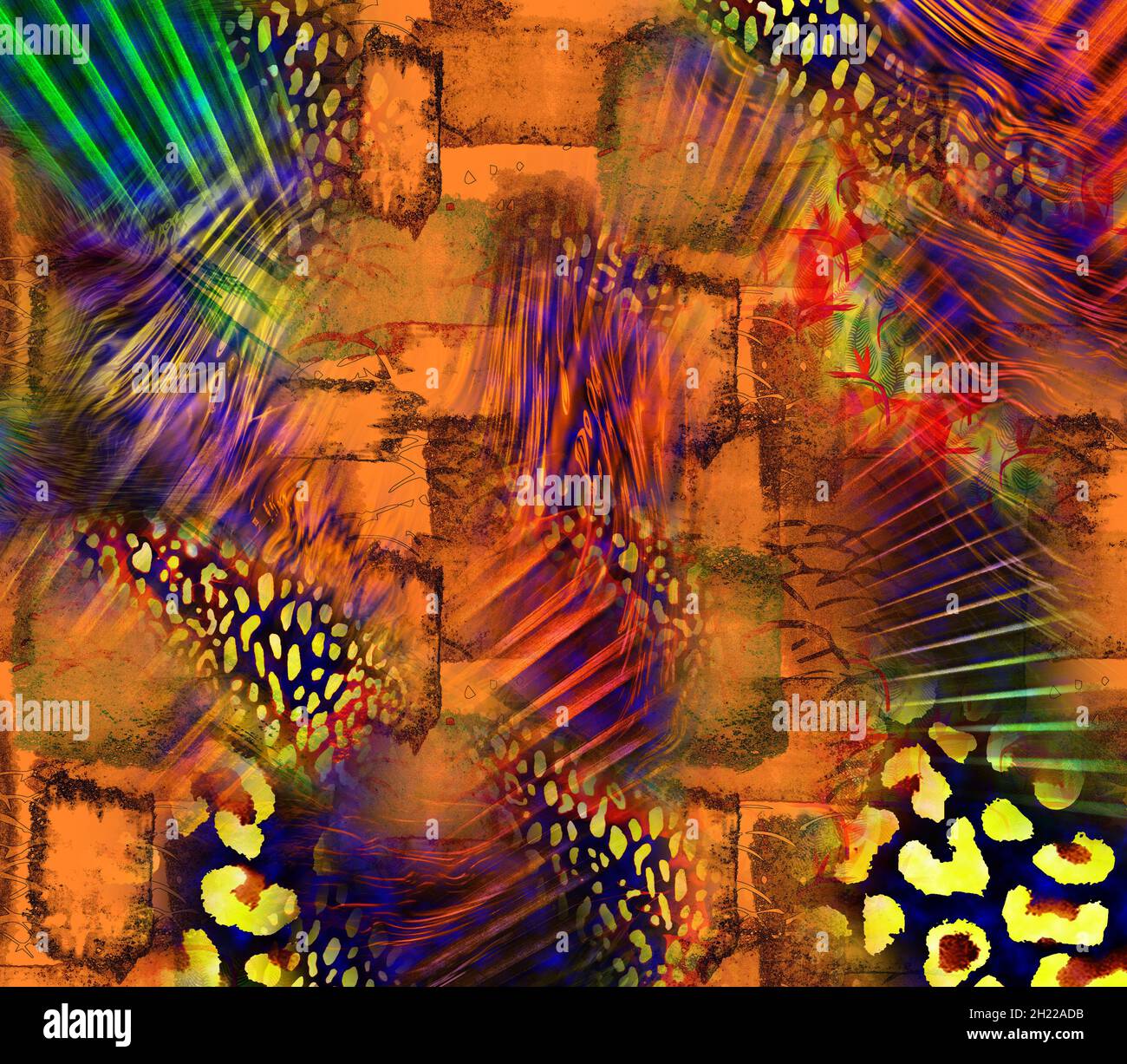 textile fabric print patterns, fashion designs Stock Photo - Alamy