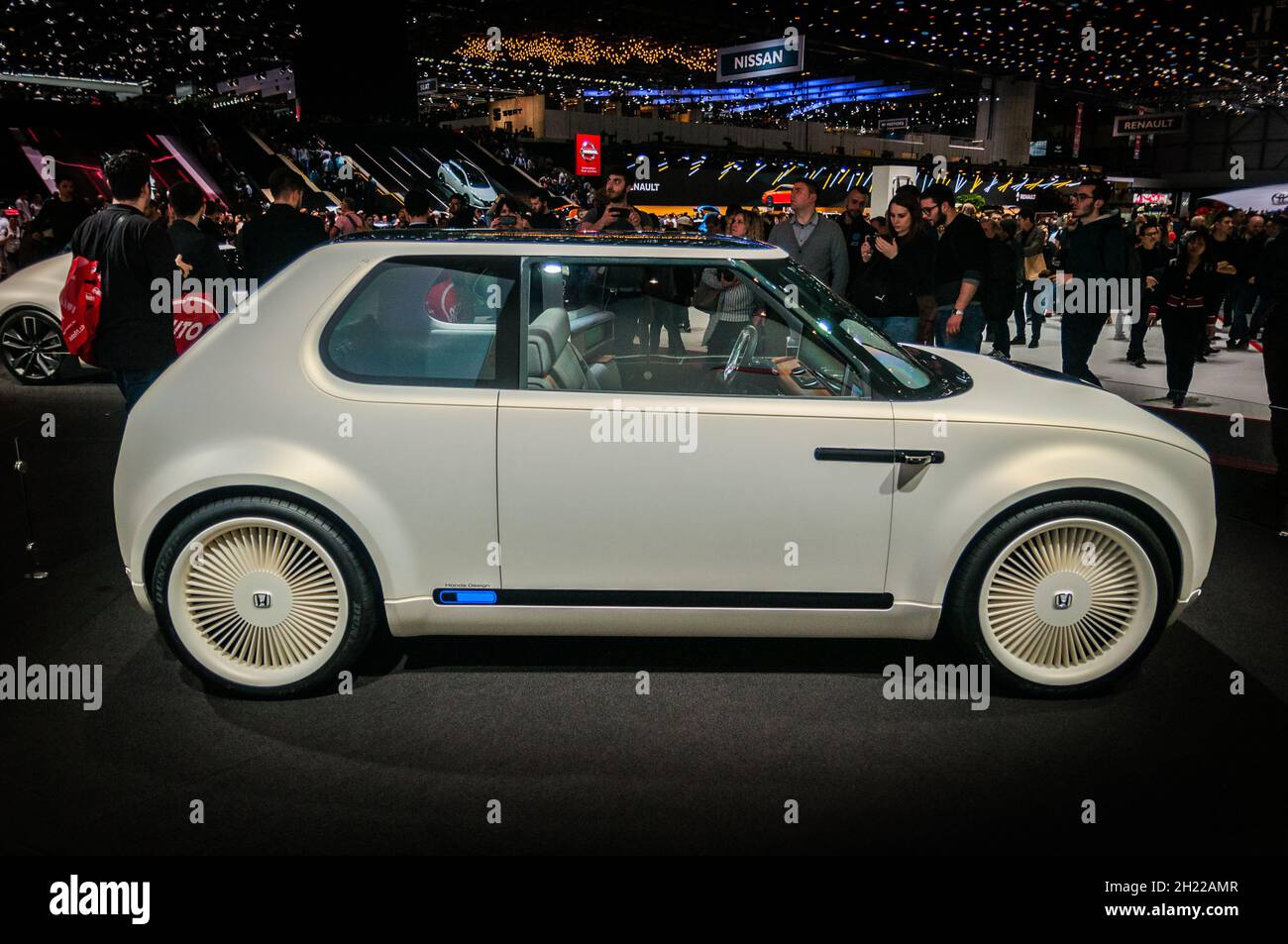 GINEVRA, SWITZERLAND - Jun 06, 2021: A Geneva International Motor Show ...